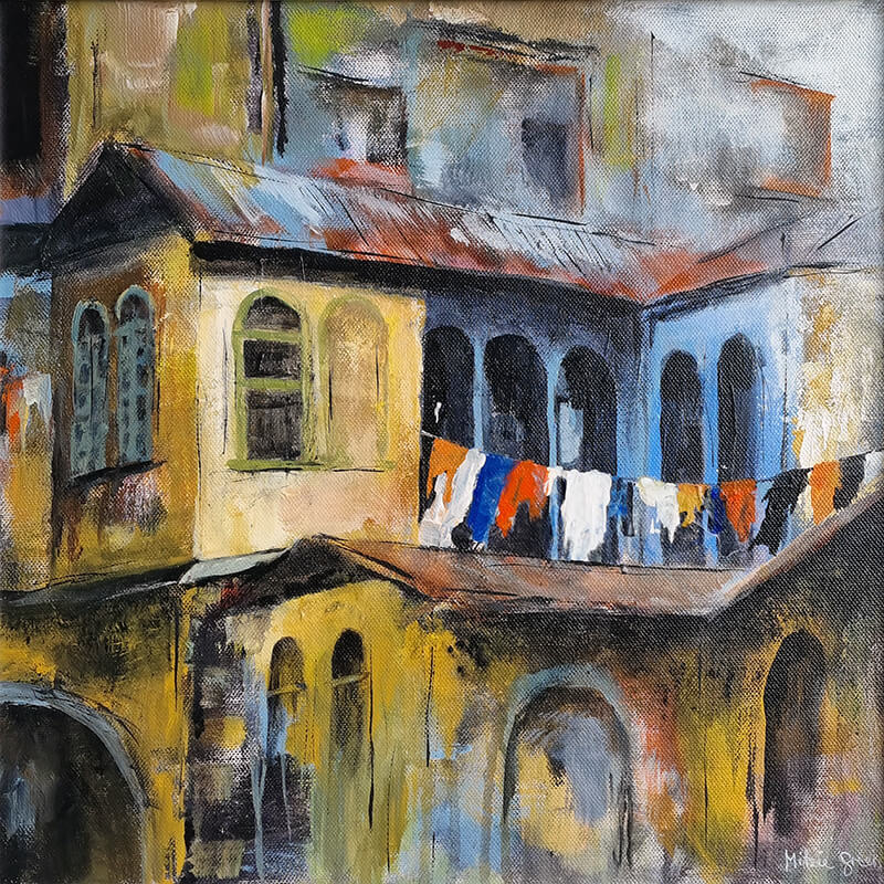 TOWNSCAPE PAINTINGS GALLERY - Mitzie Green, Hertfordshire Artist