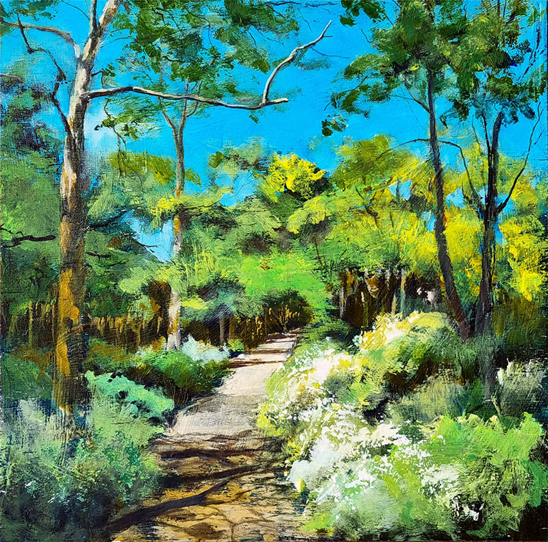 LANDSCAPE PAINTINGS GALLERY - Mitzie Green, Hertfordshire Artist
